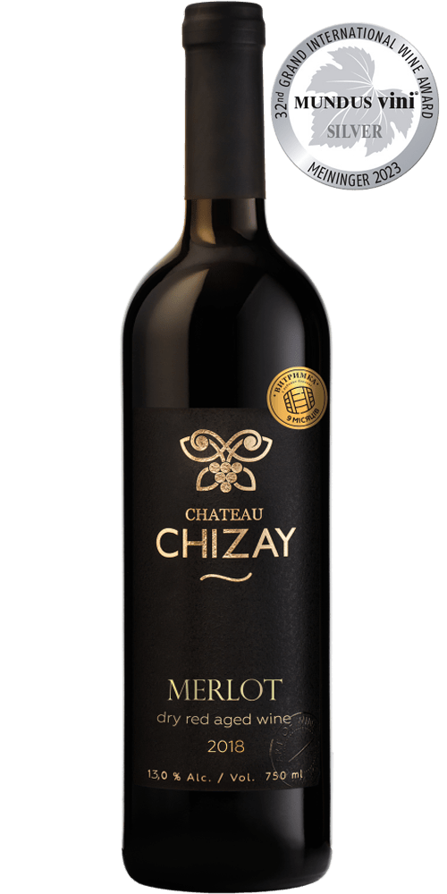 Merlot Dry Red Aged Wine - Chateau Chizay