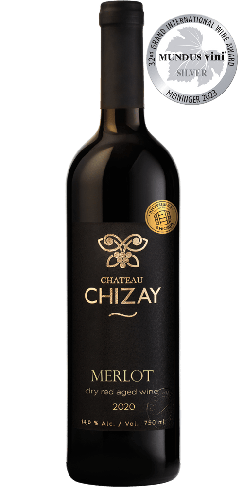 Merlot Dry Red Aged Wine - Chateau Chizay