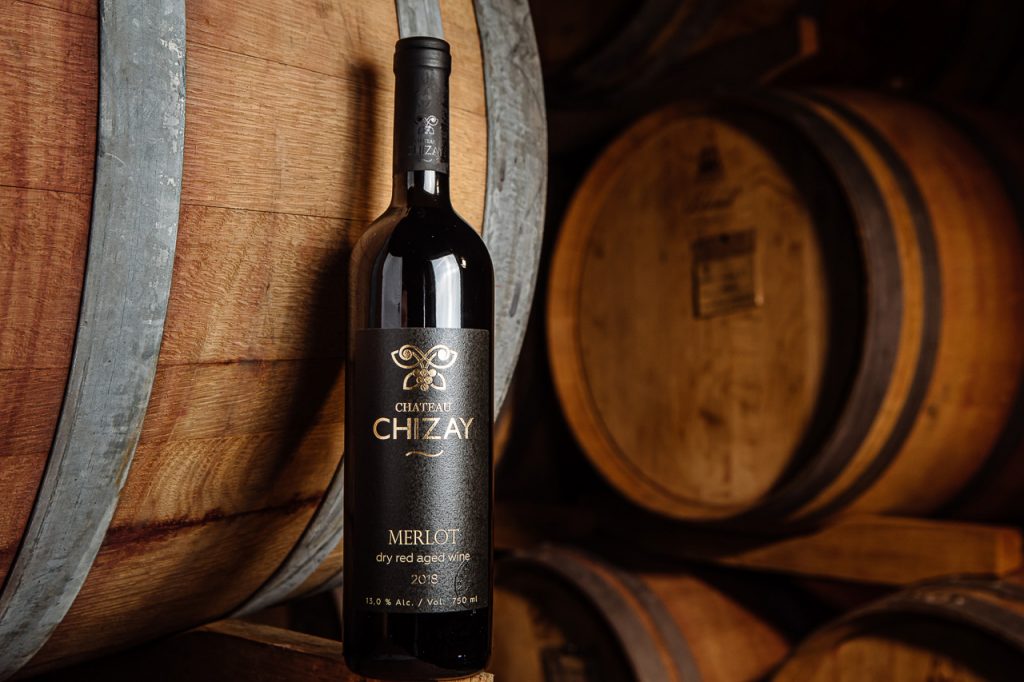 Merlot Dry Red Aged Wine - Chateau Chizay