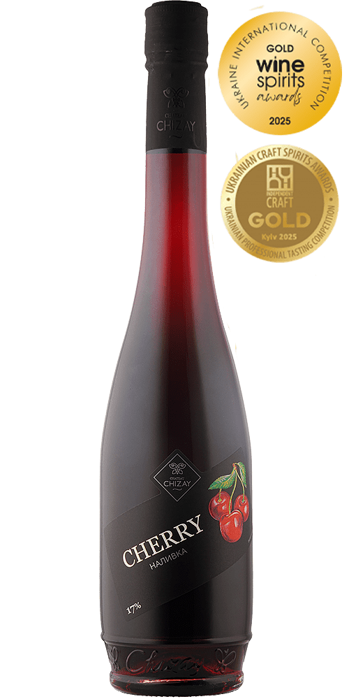 Вишнева наливка Cherry. В основі виноградний дистилят